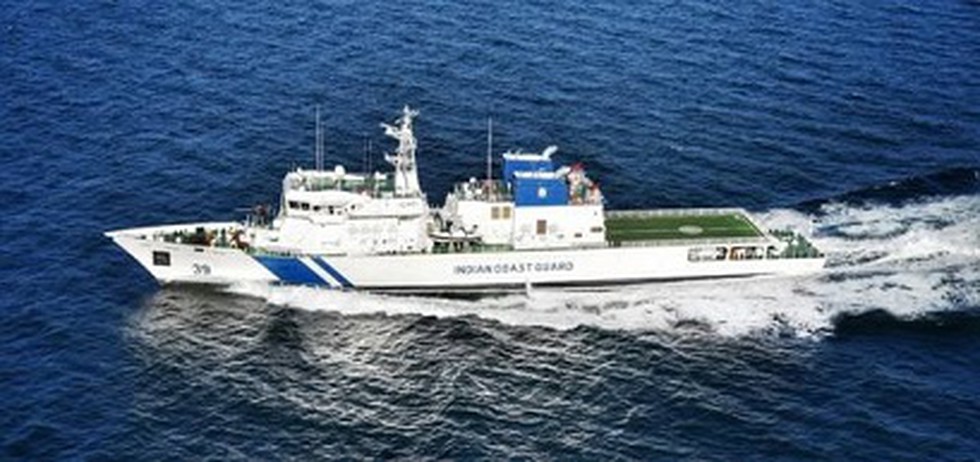 Indian Coast Guard (ICG) Ship Vigraha, seventh in the series of ...
