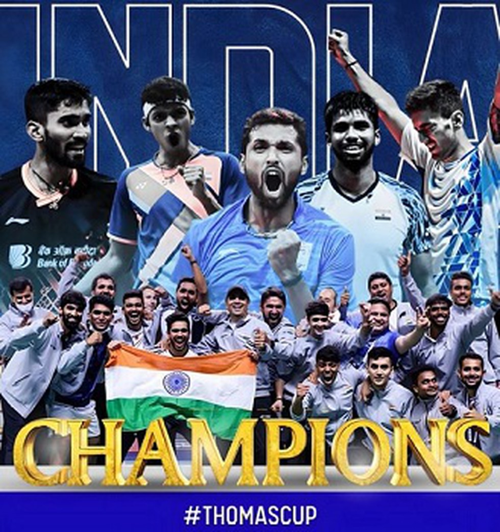 India won its first ever Thomas Cup title after beating title holders ...